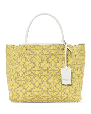 Kate Spade New York Spade Flower Jacquard Tote - Yellow Multi