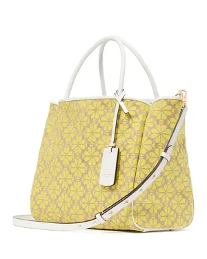 Kate Spade New York Spade Flower Jacquard Tote - Yellow Multi