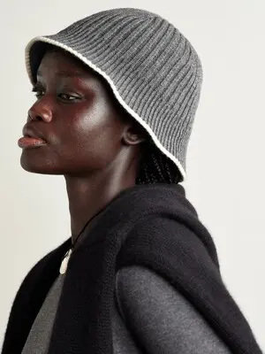 Arch4 Xander Ribbed Cashmere Bucket Hat