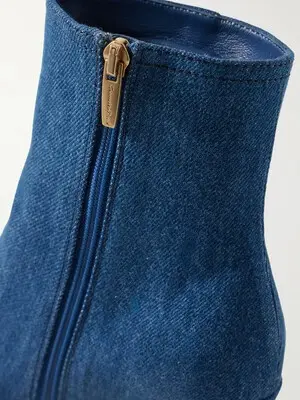 GIANVITO ROSSI Keinna 65 Denim Ankle Boots