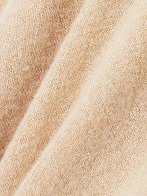 Loro Piana Cashmere And Silk-blend Bouclé Turtleneck Sweater - Neutrals