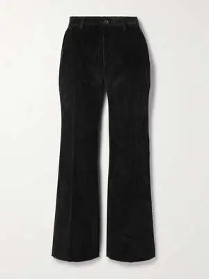 Bally Cotton-corduroy Flared Pants