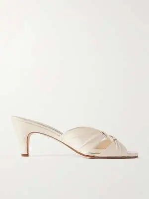 THE ROW Knotted Leather Mules