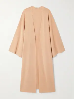 Loro Piana Cashmere And Silk-blend Cardigan - Neutrals