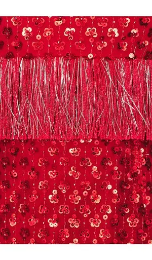 Saylor Sequin Embellished Fringe Mini Dress