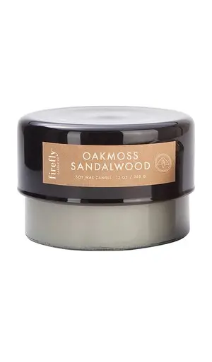 PADDYWAX Botany Candle In Black - Oakmoss Sandalwood