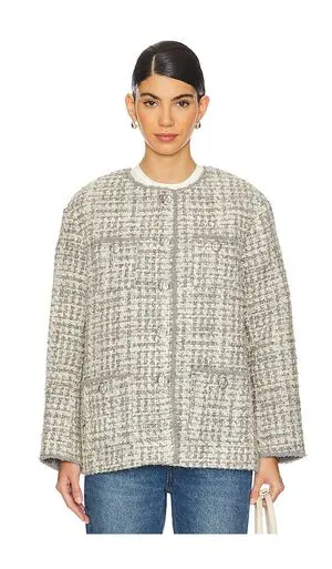 Astr The Label Perona Tweed Coat