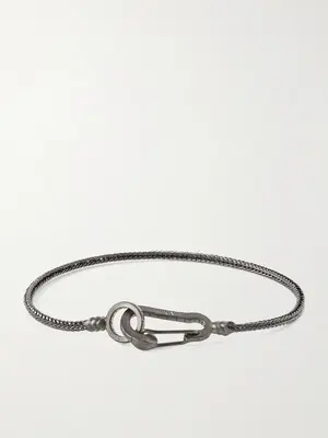 MIKIA Ruthenium-plated Silver Bracelet - Gray