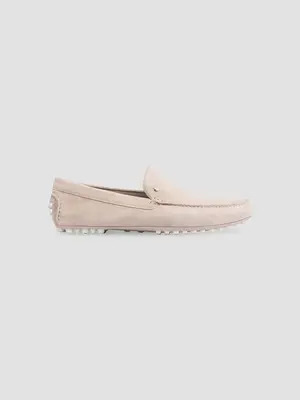 Stefano Ricci Suede Driving Shoes - Sand