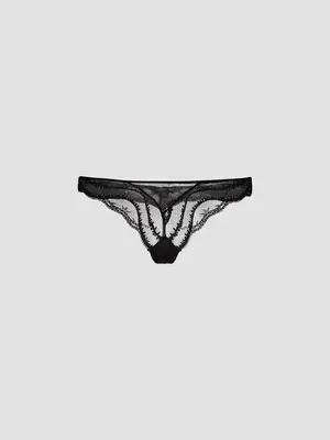 Kiki De Montparnasse Leche Moi Thong - Black