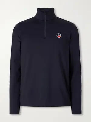 Fusalp Logo-appliquéd Stretch-jersey Base Layer - Blue