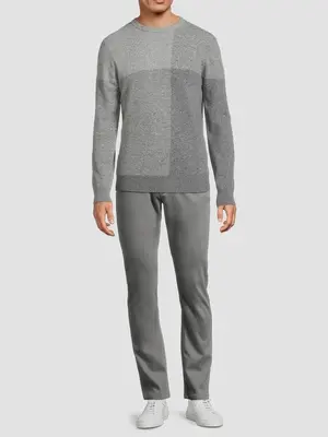 Robert Barakett Golden Wool Crewneck Sweater