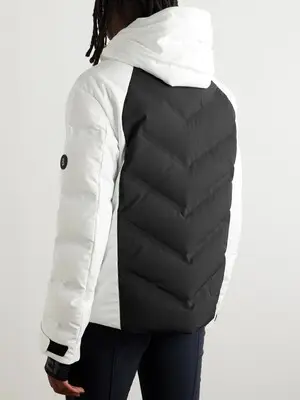 Bogner Felos-d Two-tone Quilted Hooded Down Jacket