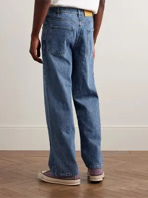 SMALL TALK Straight-leg Striped Jeans