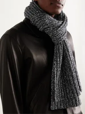Loro Piana Alagna Ribbed Cashmere-blend Scarf