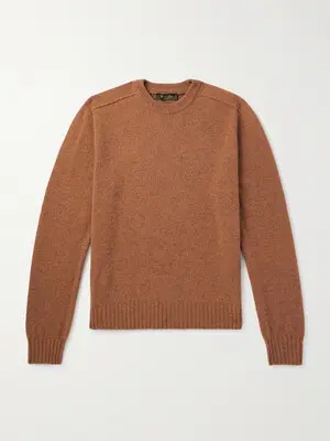 Loro Piana Mastallone Wool Sweater - Orange