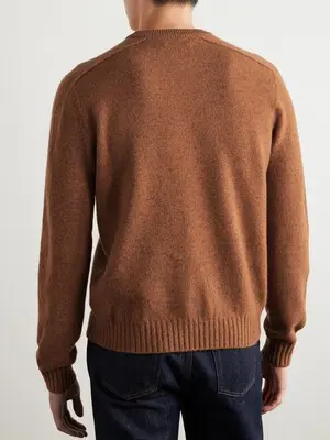 Loro Piana Mastallone Wool Sweater - Orange