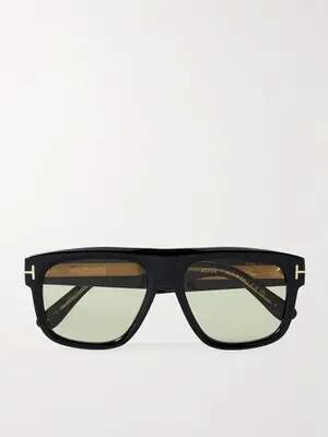 TOM FORD Icon Square-frame Sunglasses - Black