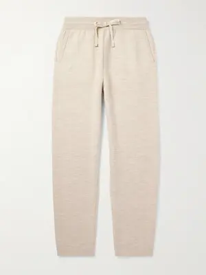 Loro Piana Sassiglioni Straight-leg Wool Sweatpants
