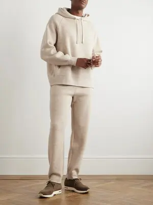 Loro Piana Sassiglioni Straight-leg Wool Sweatpants