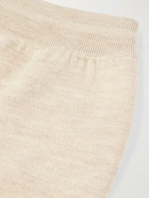 Loro Piana Sassiglioni Straight-leg Wool Sweatpants