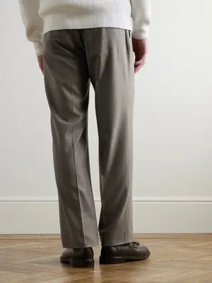 Loro Piana Jacey Straight-leg Virgin Wool Trousers