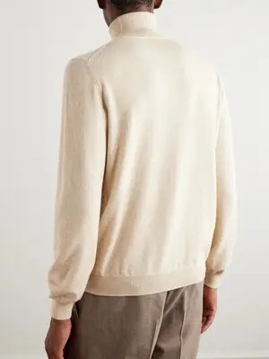 Loro Piana Arona Cashmere Rollneck Sweater - Neutrals