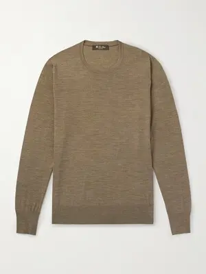 Loro Piana Wish® Virgin Wool Sweater - Brown