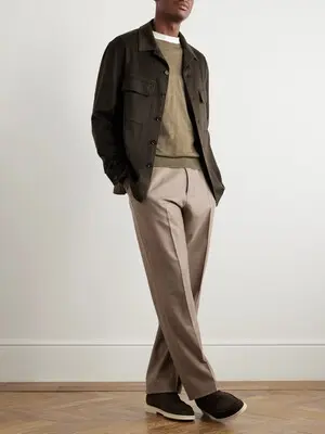 Loro Piana Wish® Virgin Wool Sweater - Brown