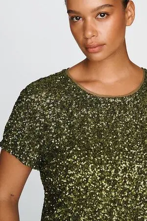 Maeve Sequined T-shirts For Women