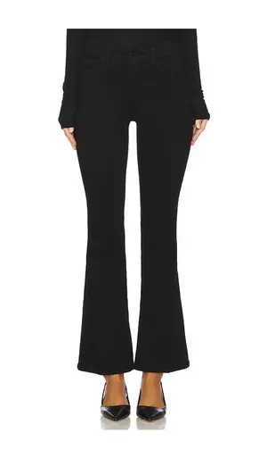 Good American Petite Flare Jeans - Black
