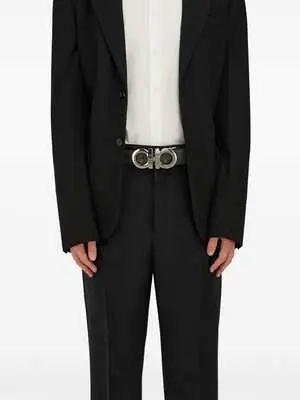 FERRAGAMO Gancini Reversible Belt - Black
