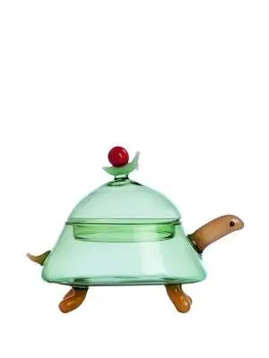 ICHENDORF MILANO Turtle Sugar Bowl - Green