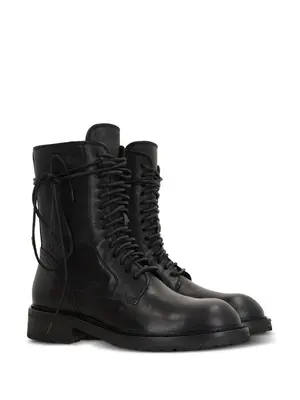 ANN DEMEULEMEESTER Lace-up Leather Boots