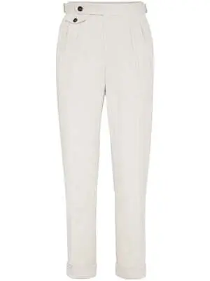 Brunello Cucinelli Cotton-cashmere Corduroy Trousers