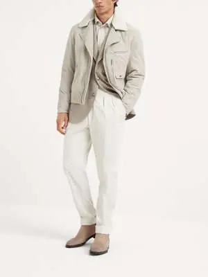 Brunello Cucinelli Cotton-cashmere Corduroy Trousers