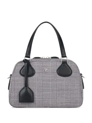 COURREGES Houndstooth Bowling Bag