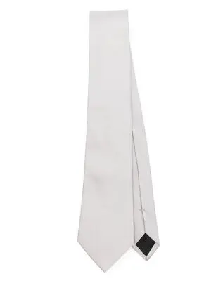 LANVIN Silk Neck Tie - Grey