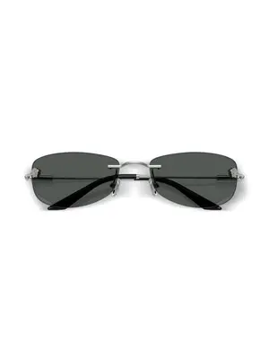 Versace Rectangle-frame Sunglasses