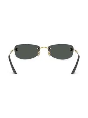 Versace Rectangle-frame Sunglasses - Gold