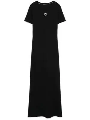 Marine Serre Off The Shoulder Day Dresses