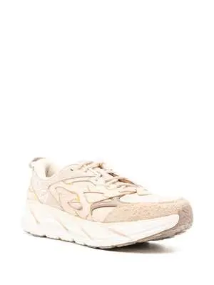 HOKA® Clifton L Suede Trainers - Neutrals