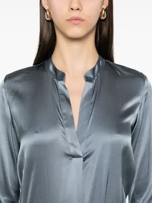 BLANCA VITA Satin Blouse
