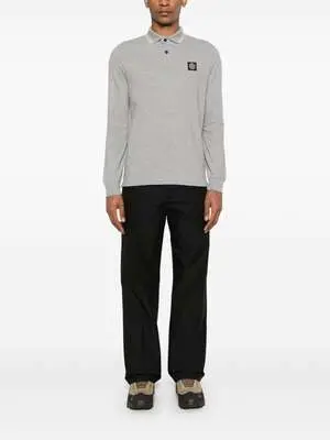 Stone Island Long-sleeve Polo Shirt
