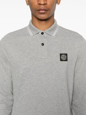 Stone Island Long-sleeve Polo Shirt