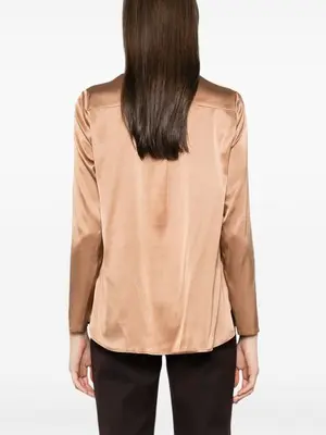 Blanca Vita Spread Collar Tops