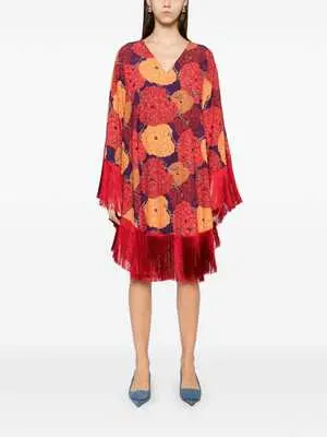 ALESSANDRO ENRIQUEZ Floral-print Mini Dress