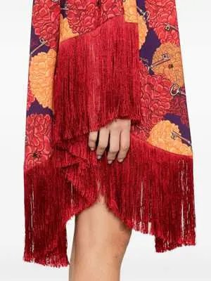 ALESSANDRO ENRIQUEZ Floral-print Mini Dress