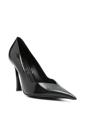MUGLER 95mm Fang Pumps - Black