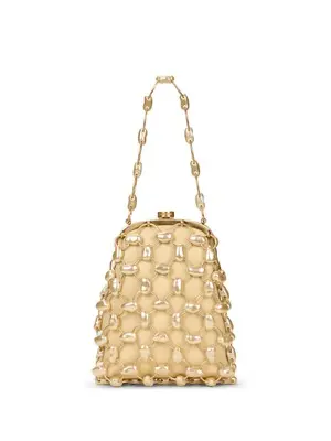 Cult Gaia Brielle Wristlet Mini Bag - Gold